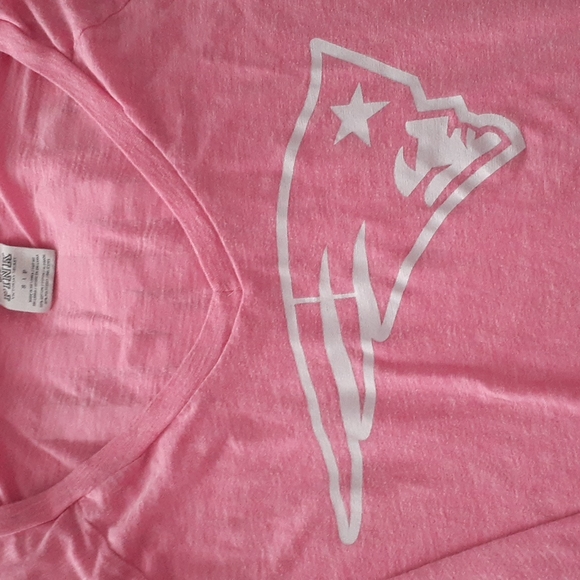 PINK Victoria's Secret | Tops | Nfl Pink Patriots Long Sleeve | Poshmark